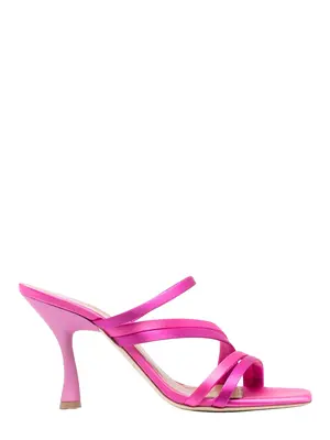 MALONE SOULIERS 100mm Sculpted Heel Sandals - Pink