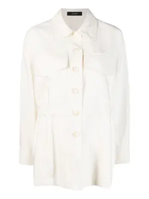 JOSEPH Welbeck Shirt Jacket - Neutrals