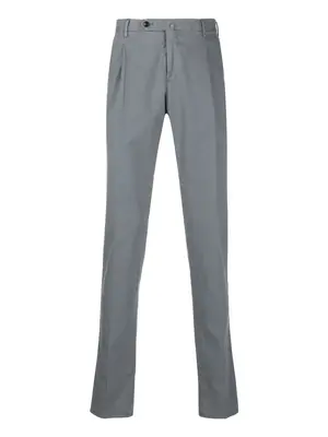PT TORINO Cotton-lyocell Blend Chino Pants - Grey