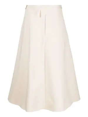 MONCLER Moncler Cotton Twill Midi Skirt
