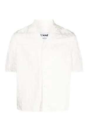 Sunnei Monogram Short-sleeve Shirt - Neutrals