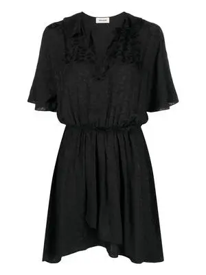 ZADIG&VOLTAIRE Zadig&Voltaire Rackyla V-Neck Minidress