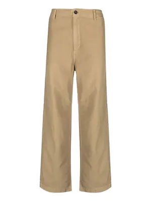 PRESIDENT’S Mid-rise Wide-leg Trousers - Neutrals