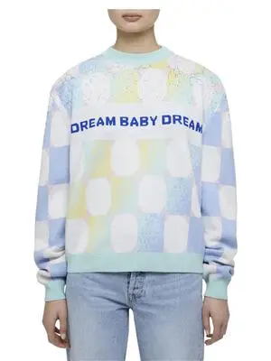 SWAROVSKI Liberal Youth Ministry Dream Baby Dream T-shirt - Blue