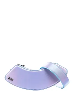 Gcds Comma Holographic Shoulder Bag - Purple