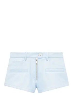COURREGES Heritage Vinyl Shorts - Blue