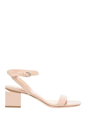 Agl Angie 60mm Leather Sandals - Neutrals