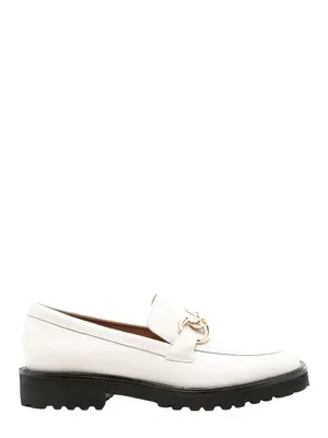 STUDIO CHOFAKIAN Betsy Leather Loafers - White