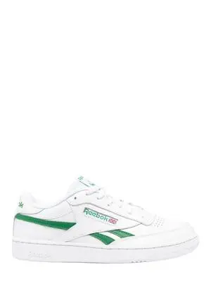 REEBOK Logo-patch Leather Low-top Sneakers - White