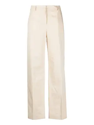 PT TORINO PT Torino High-Waisted Straight Trousers