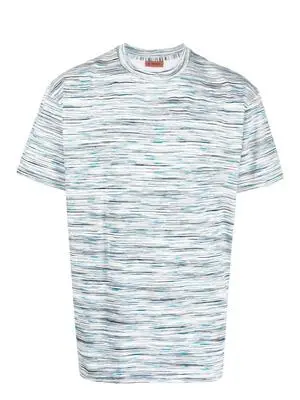 Missoni Round-neck Striped T-shirt - White