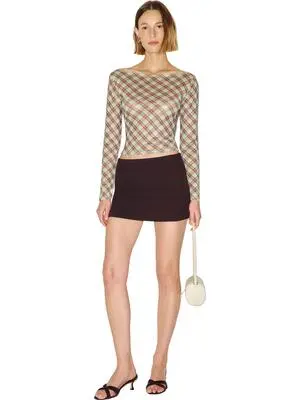 REFORMATION Wiley Knit Top Green