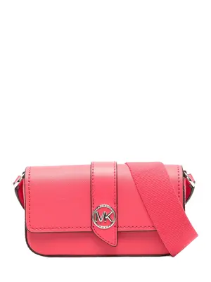 Michael Kors Greenwich Cross Body Bag - Red