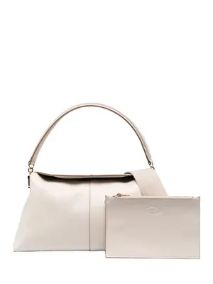 TOD'S T Case Shoulder Bag - Neutrals