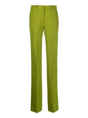 DEL CORE Del Core Pressed-Crease Straight-Leg Trousers