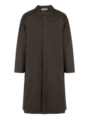 Fear Of God Cotton Long Coat - Black