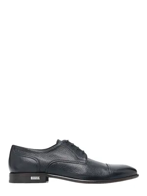 Casadei Anticato Leather Derby Shoes - Blue