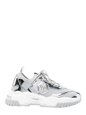 Philipp Plein Predator Low-top Sneakers - Silver