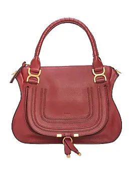 Chloé Marcie Medium Satchel Dark Ruby/gold