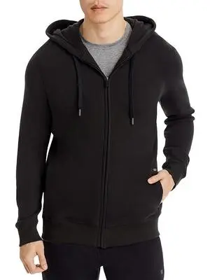 Mack Weldon Ace Micro Brushed French Terry Hoodie - True Black