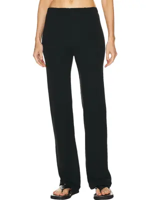 Eterne Straight Leg Sweatpant - Black