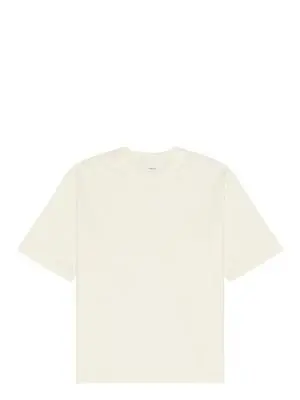 LEMAIRE Lemaire Short Sleeve T-shirt In Cream Light Vanilla