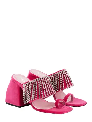 NODALETO Bulla Preston Leather Sandals - Pink