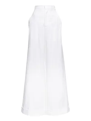 ANN DEMEULEMEESTER Dorothee Wide-leg Pants - White
