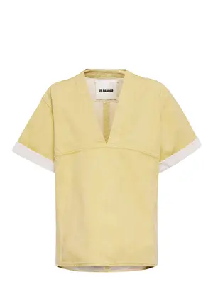 JIL SANDER Denim Blouse - Yellow