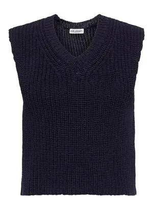 Our Legacy Intact Ribbed-knit Cotton Sweater Vest - Blue