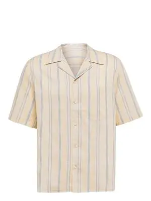 Commas Floral Jacquard Shirt - Beige