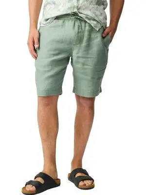 Rodd & Gunn Rodd & Gunn Linen Drawstring Shorts Hunter