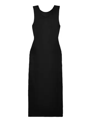 THE ROW Maldo Knitted Midi Dress - Black