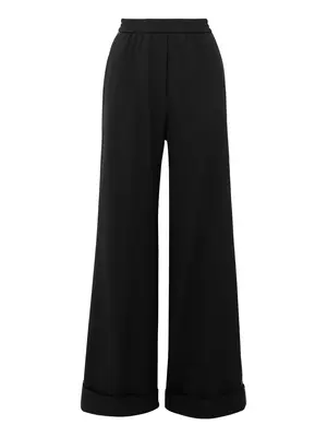 Dolce & Gabbana Piped Straight-leg Pants - Black