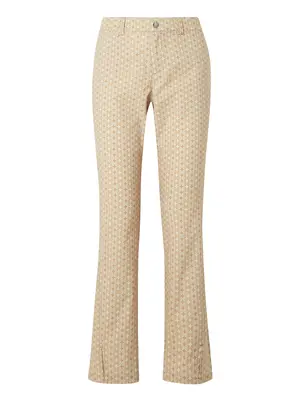 Bogner Tesja Cropped Printed Golf Pants - Neutrals