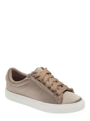 CHOCOLAT BLU Chocolat Blu Satin Low-Top Sneakers Taupe Satin