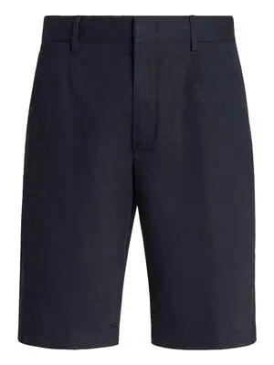 ZEGNA Cotton-Linen Chino Shorts