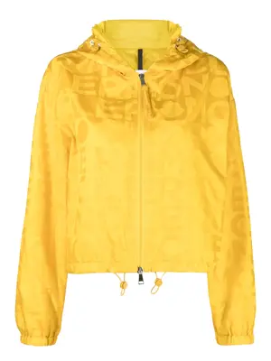 Moncler Vernant Logo-print Windbreaker - Yellow