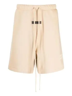 Fear Of God Cotton Blend Track Shorts - Neutrals