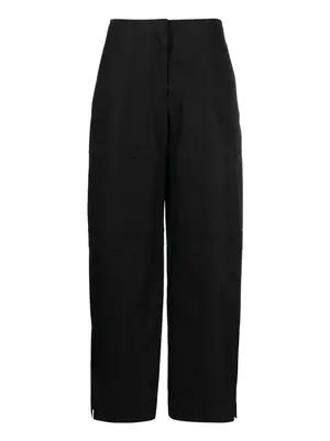 JIL SANDER Panelled Straight Leg Trousers - Black