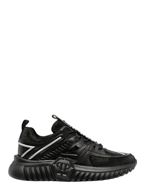 Philipp Plein Stones Runner Low-top Sneakers - Black