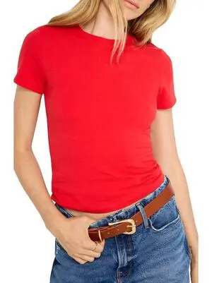 Good American Good American Stretch Cotton Baby Tee Grenadine
