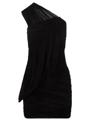 Rick Owens Edfu One-shoulder Mini Dress - Black
