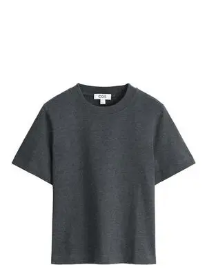 Cos Clean Cut" Regular T-shirt In Premium Organic Cotton - Gray