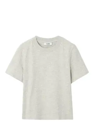 Cos Clean Cut Regular T-Shirt Grey