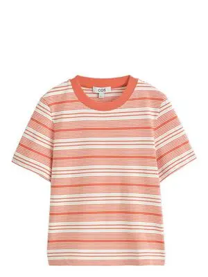 Cos Clean Cut Regular T-Shirt Orange