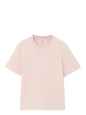 Cos Clean Cut Regular T-Shirt Pink