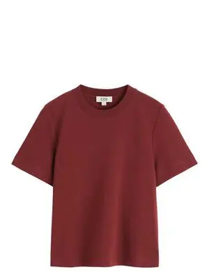Cos Clean Cut Regular T-Shirt Red