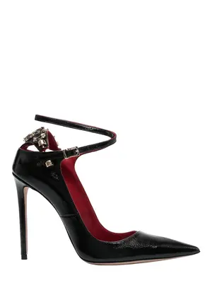 HARDOT 125mm Gem-embellished Pumps - Black
