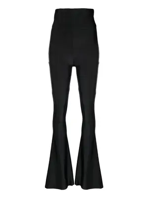 ATU BODY COUTURE Extra-high-waist Flared Trousers - Black